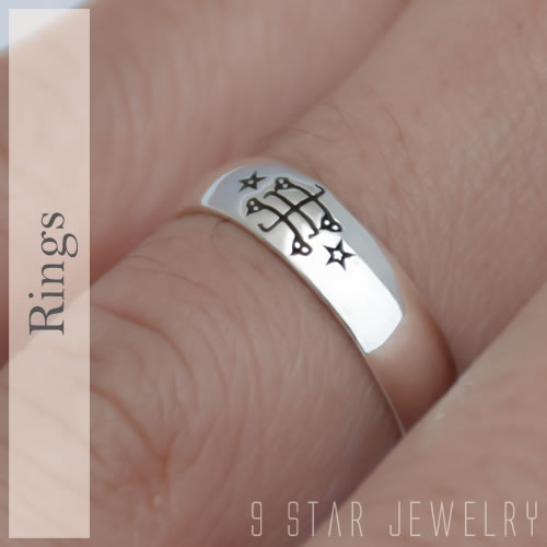 Baha'i Rings#N#– 9 Star Jewelry